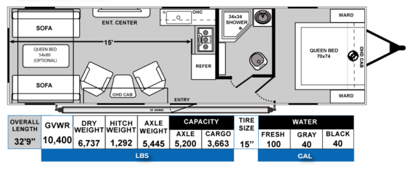 Vortex Toyhauler Trailers New - Genesis Supreme RV
