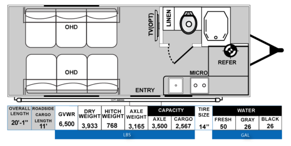 Vortex Toyhauler Trailers New - Genesis Supreme RV